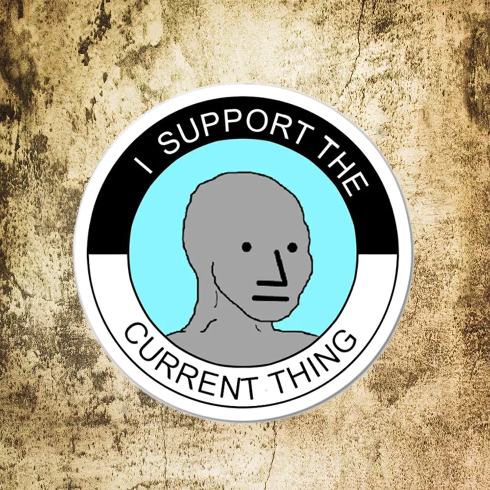 I Support the Current Thing 🏳️‍🌈 – Stiff-Lip Supplements