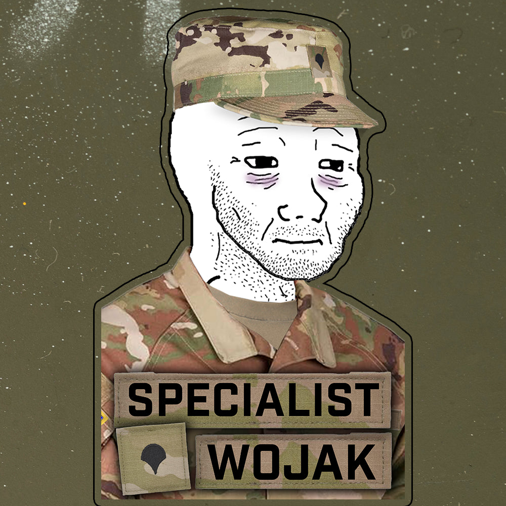 Wojak Sticker Bundle🪖 – Stiff-Lip Supplements